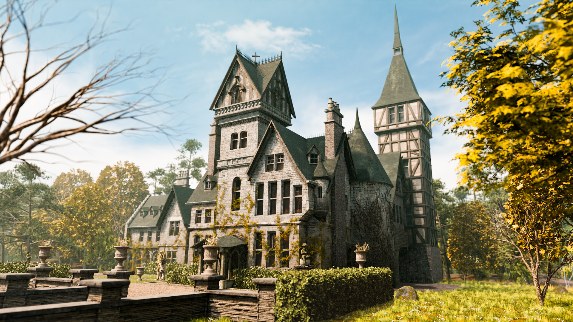 ArtStation - Greystone Manor