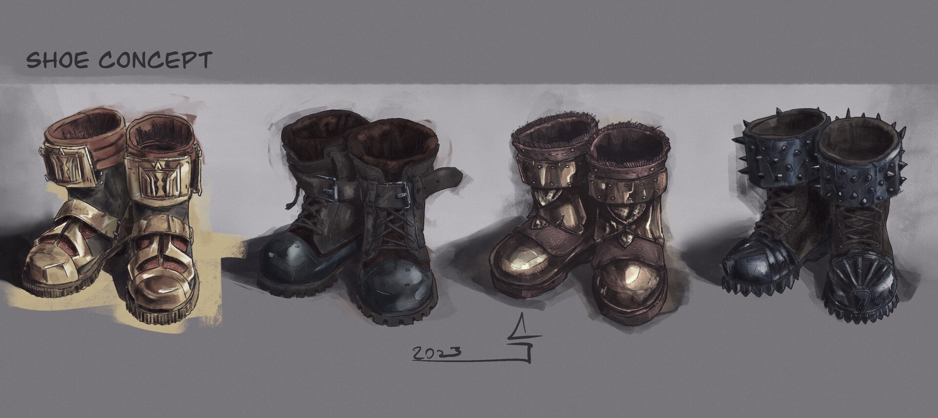 ArtStation - Shoe art concept