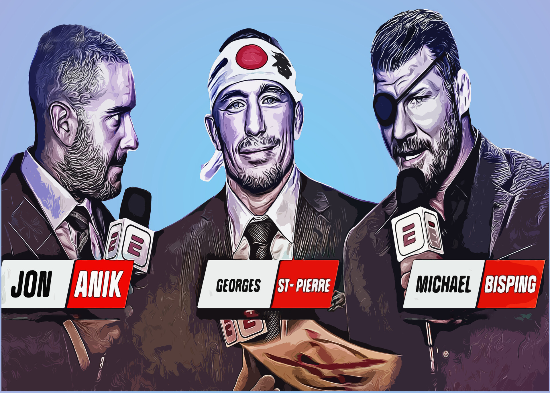 ArtStation - ufc legend commentators