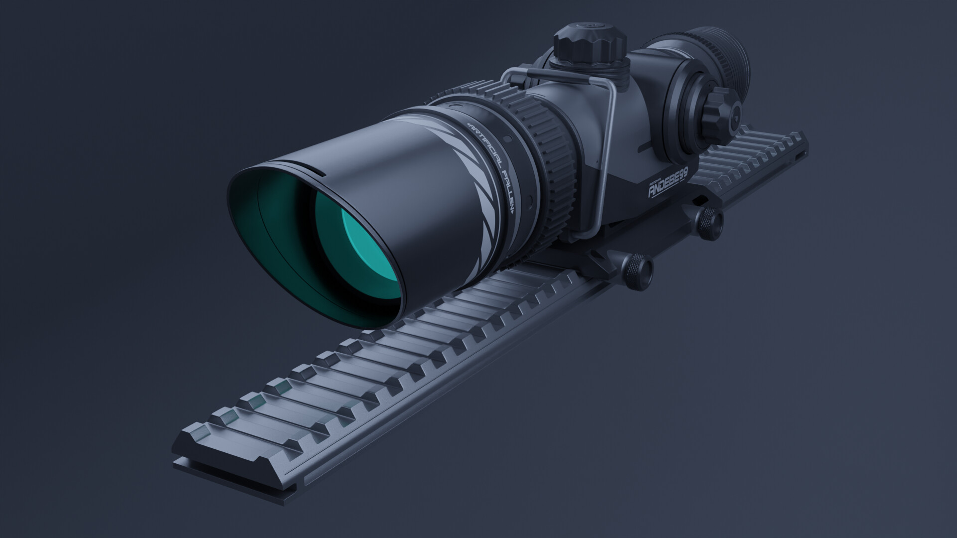 Bryan Zárate - Sci fi Rifle Scope