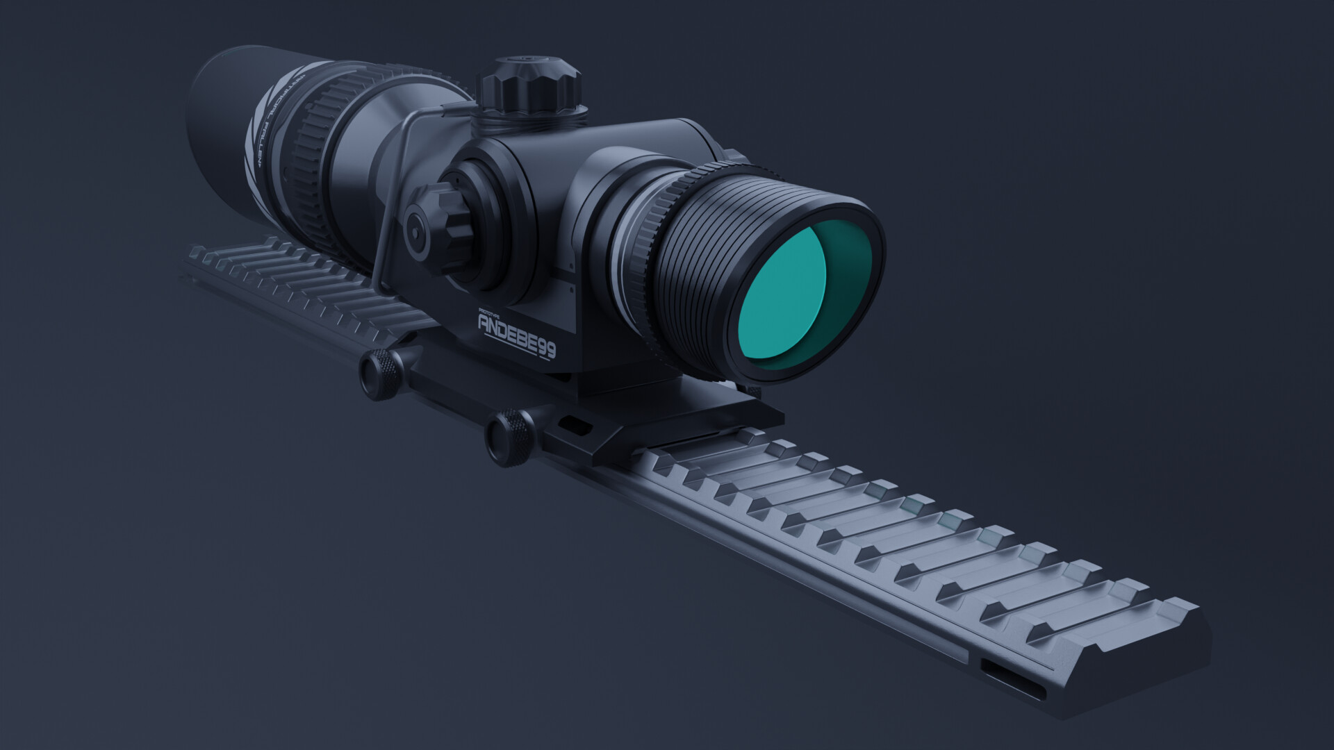 Bryan Zárate - Sci fi Rifle Scope
