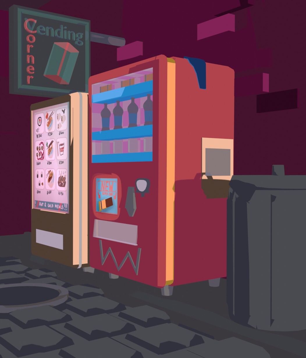 Mina Wolff - FRANKY vending machine (+Animation)