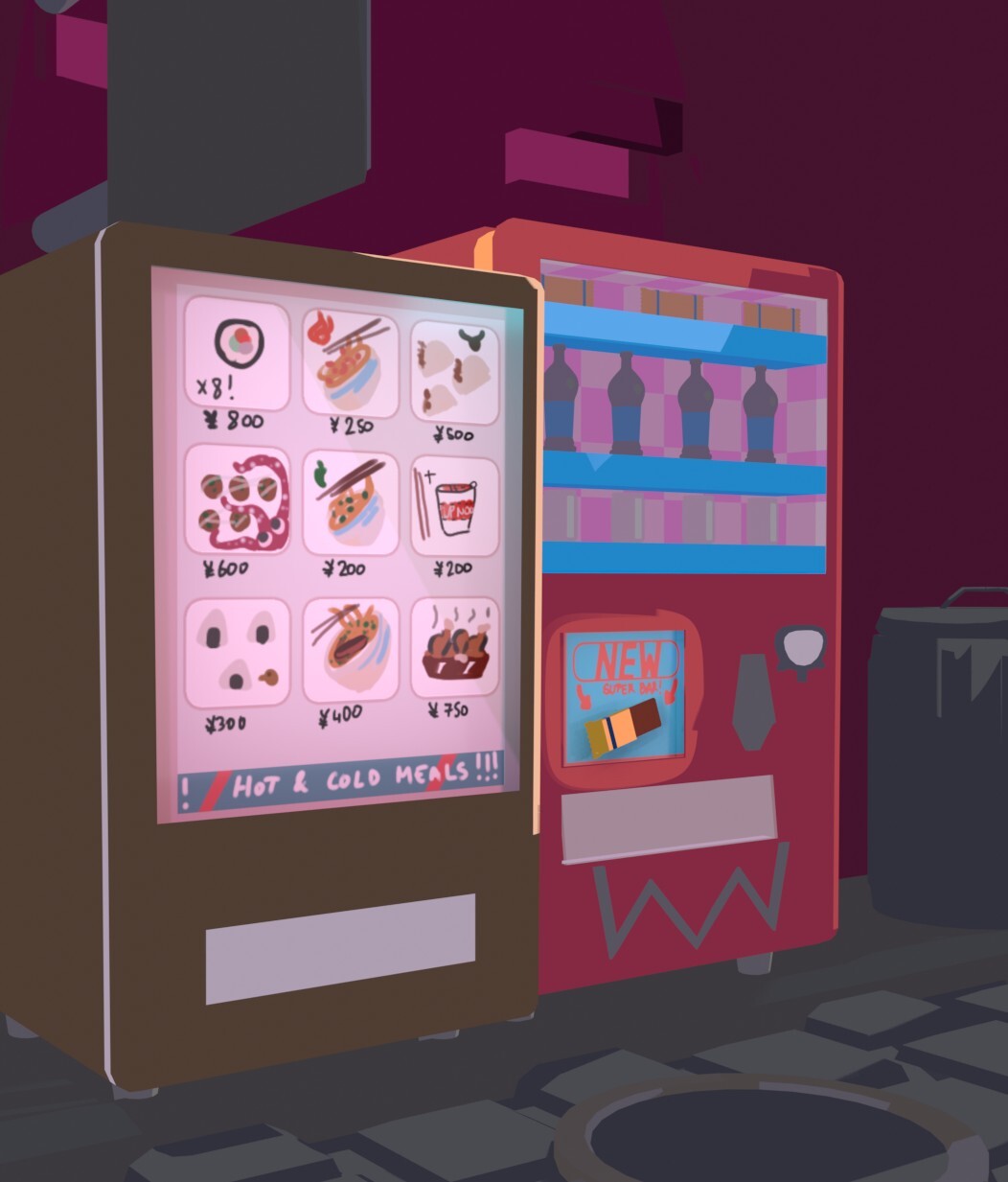 Mina Wolff - FRANKY vending machine (+Animation)