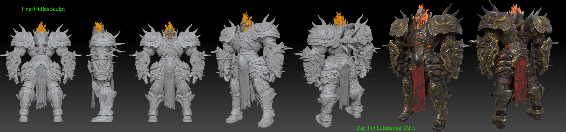 ArtStation - New Death knight W.I.P.