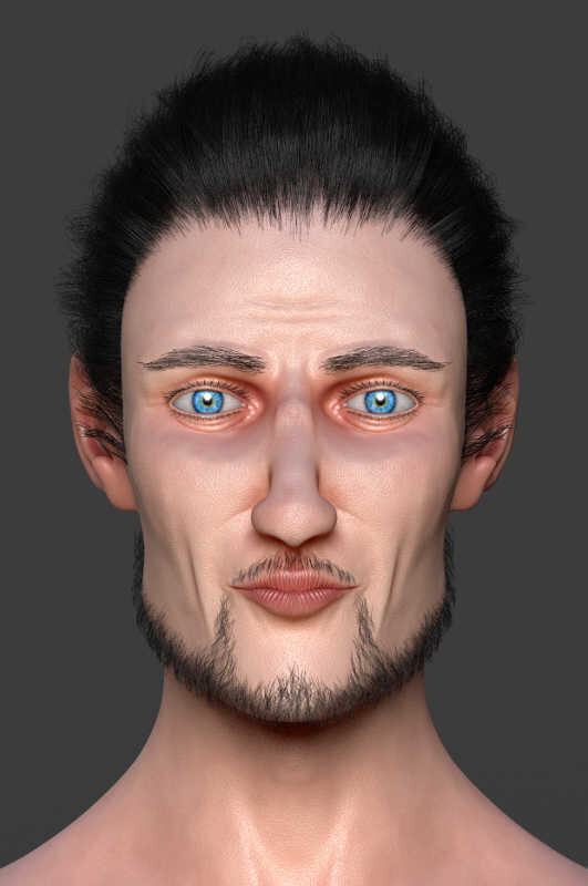 ArtStation - Man head