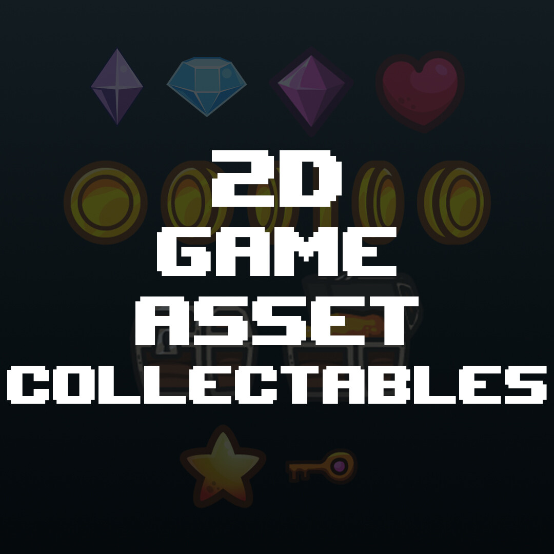 ArtStation - 2D GAME ASSETS - COLLECTABLES