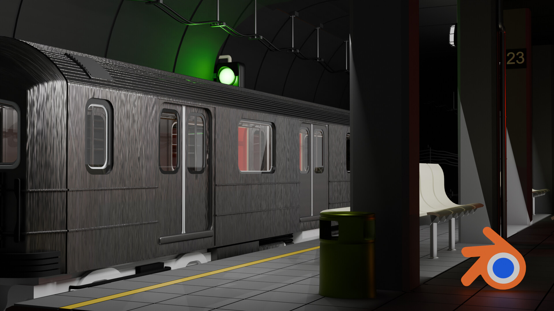 ArtStation - Metro Scene