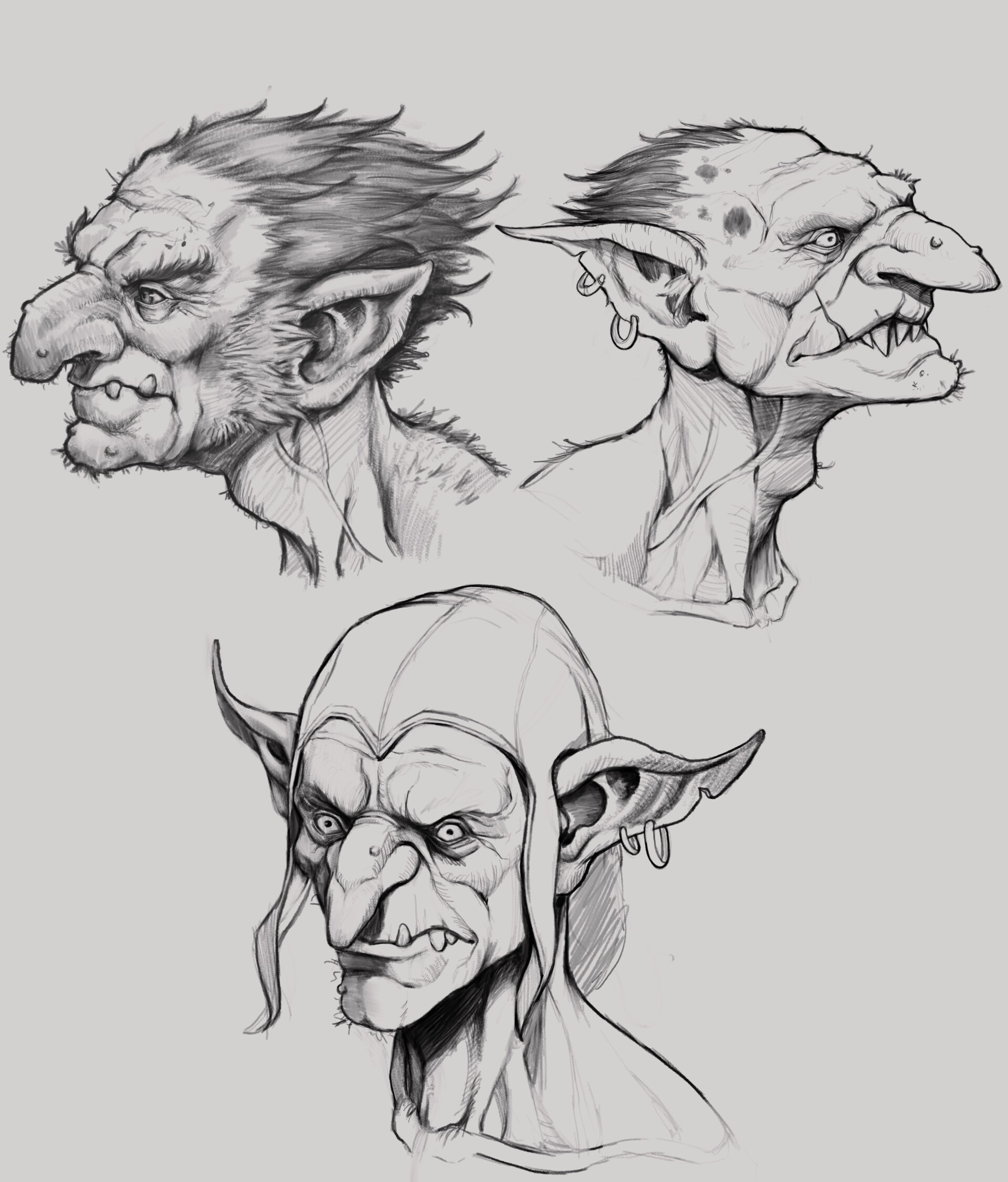 ArtStation - Goblin sketches