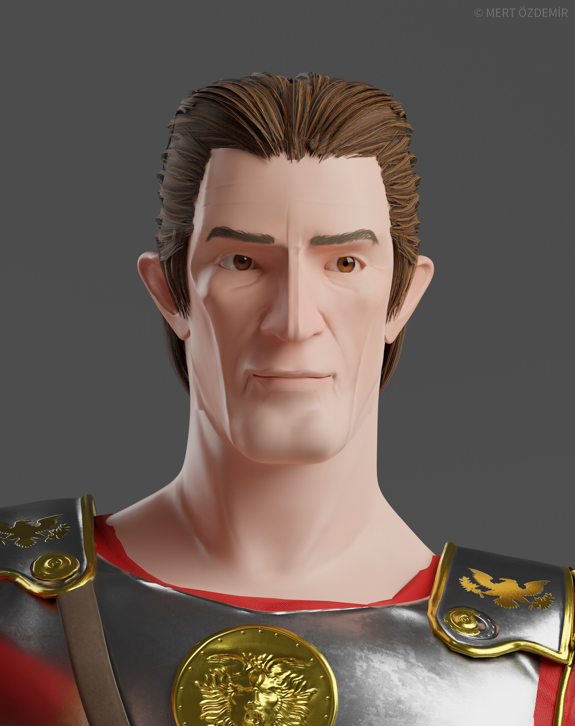 Mert Özdemir - Caesar - 3D Stylized Character (Game Ready)