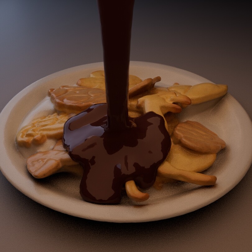 ArtStation - chocolate simulation