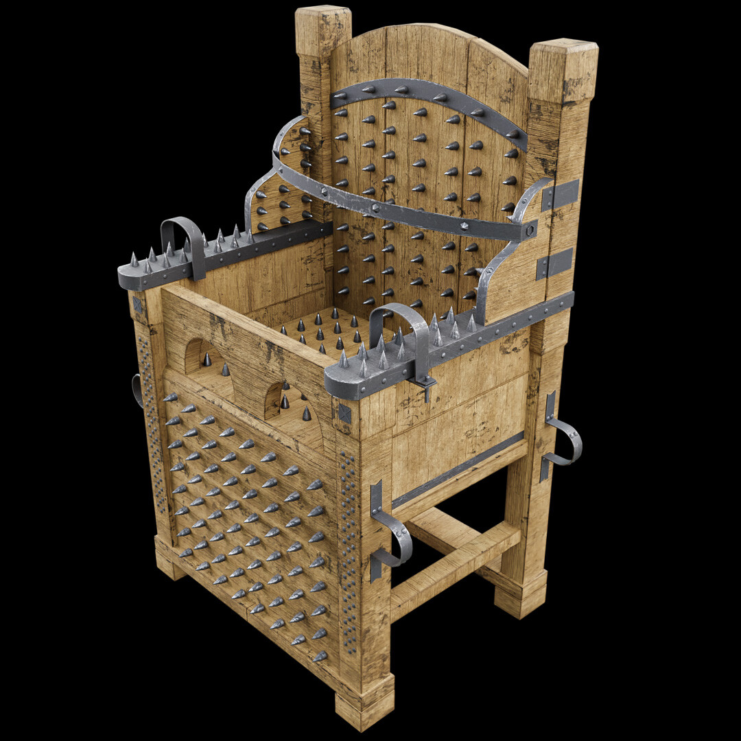 ArtStation - Torture Chair 3D Asset from Ac Valhalla | 3DHEVEN