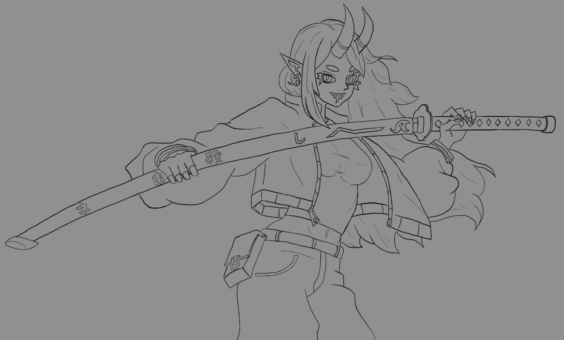 ArtStation - Master Sword Oni