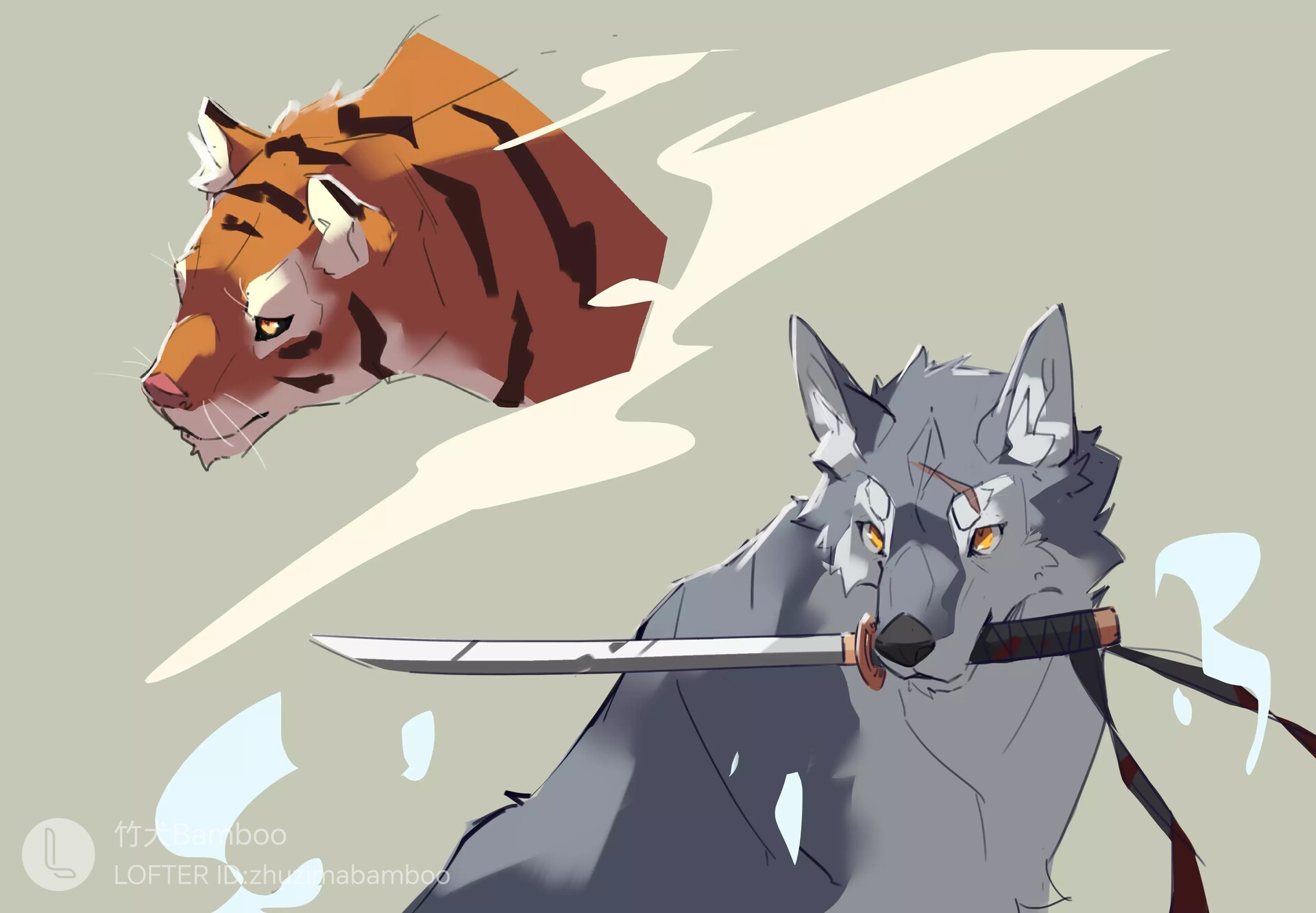 ArtStation - tiger wolf