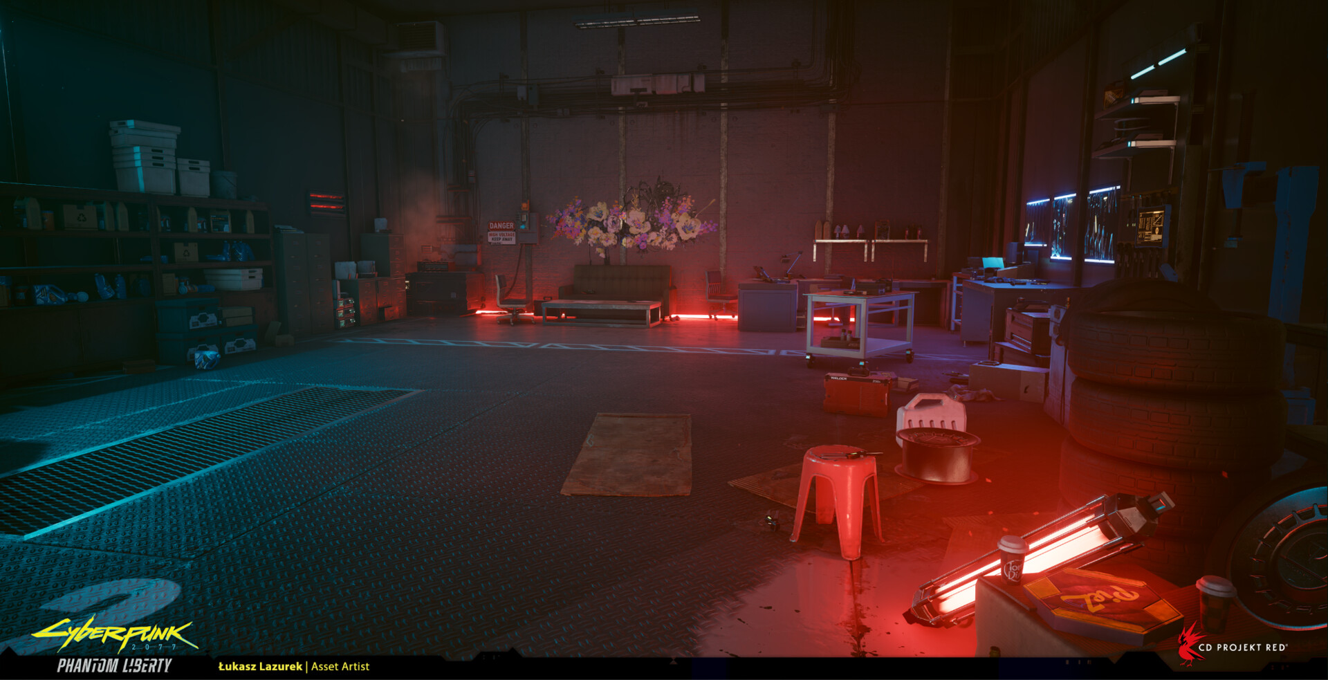 Łukasz Lazurek - Cyberpunk 2077 Phantom Liberty - Level Art