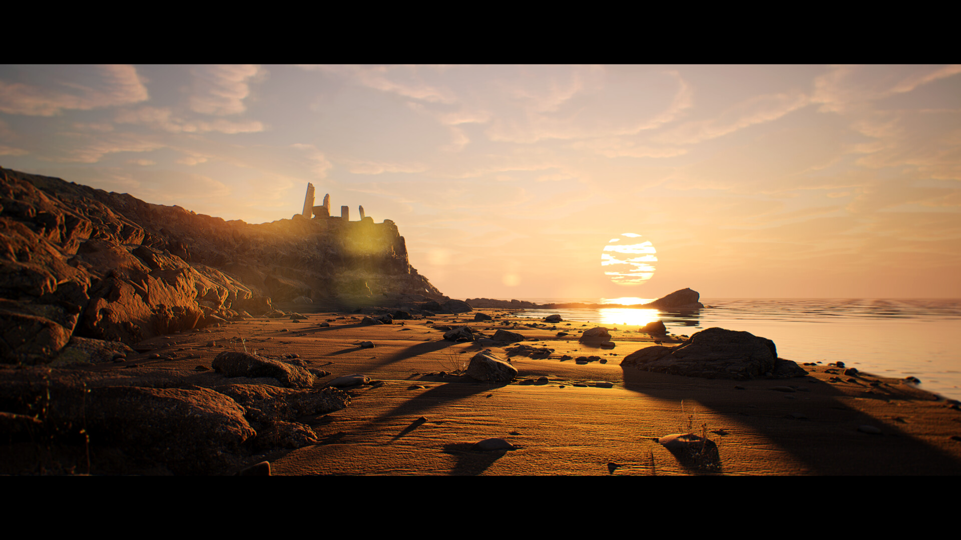 ArtStation - Golden Hour Coast