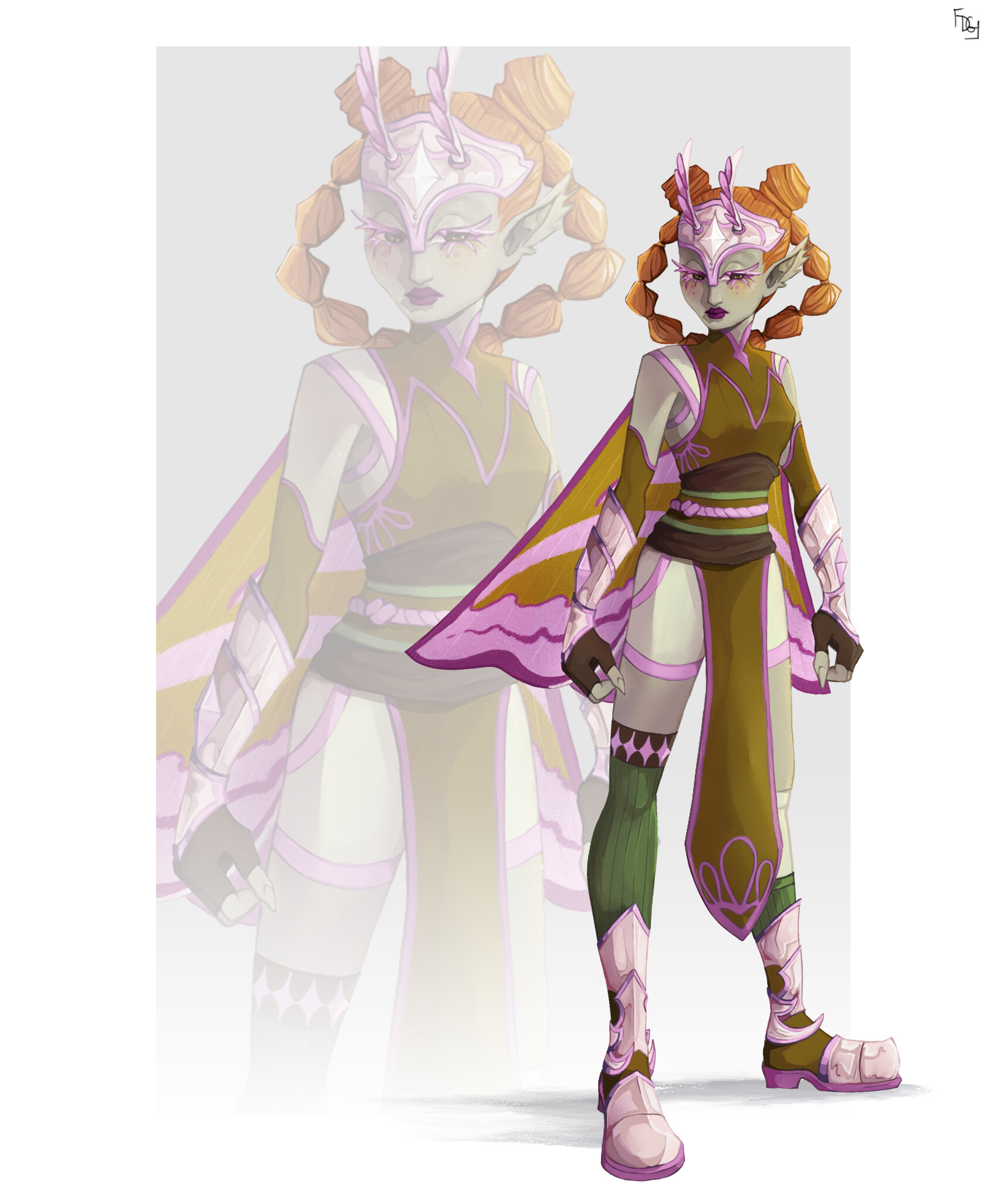 ArtStation - Moth Fairy