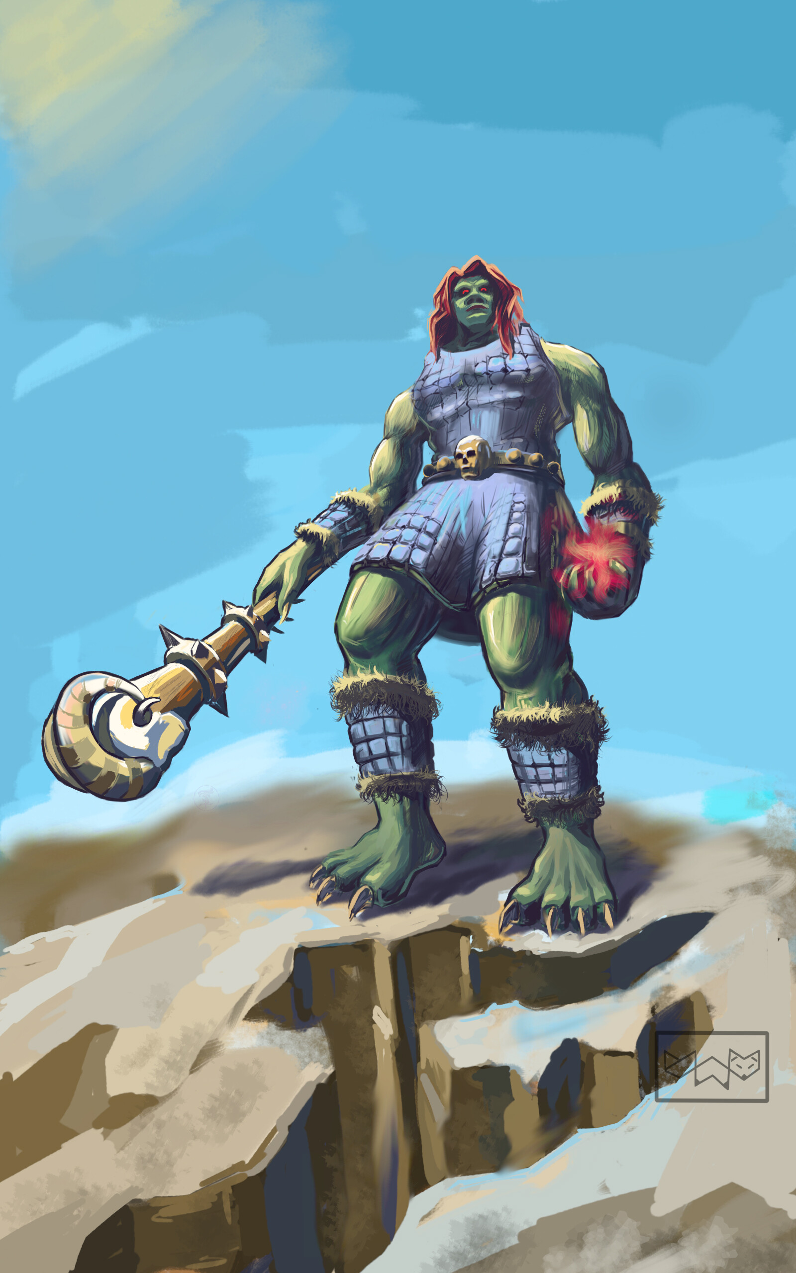 ArtStation - Homm3 Ogre