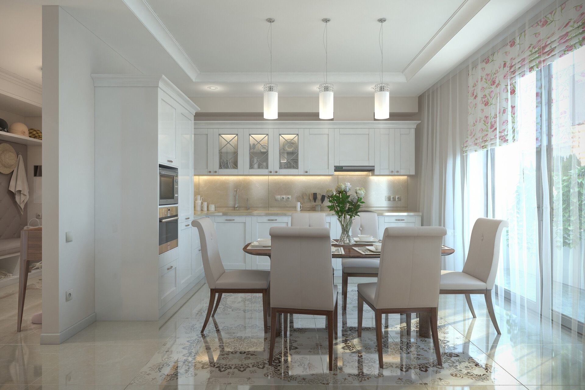 ArtStation - Apartment visualization_Zolotoustivska Street, Kyiv