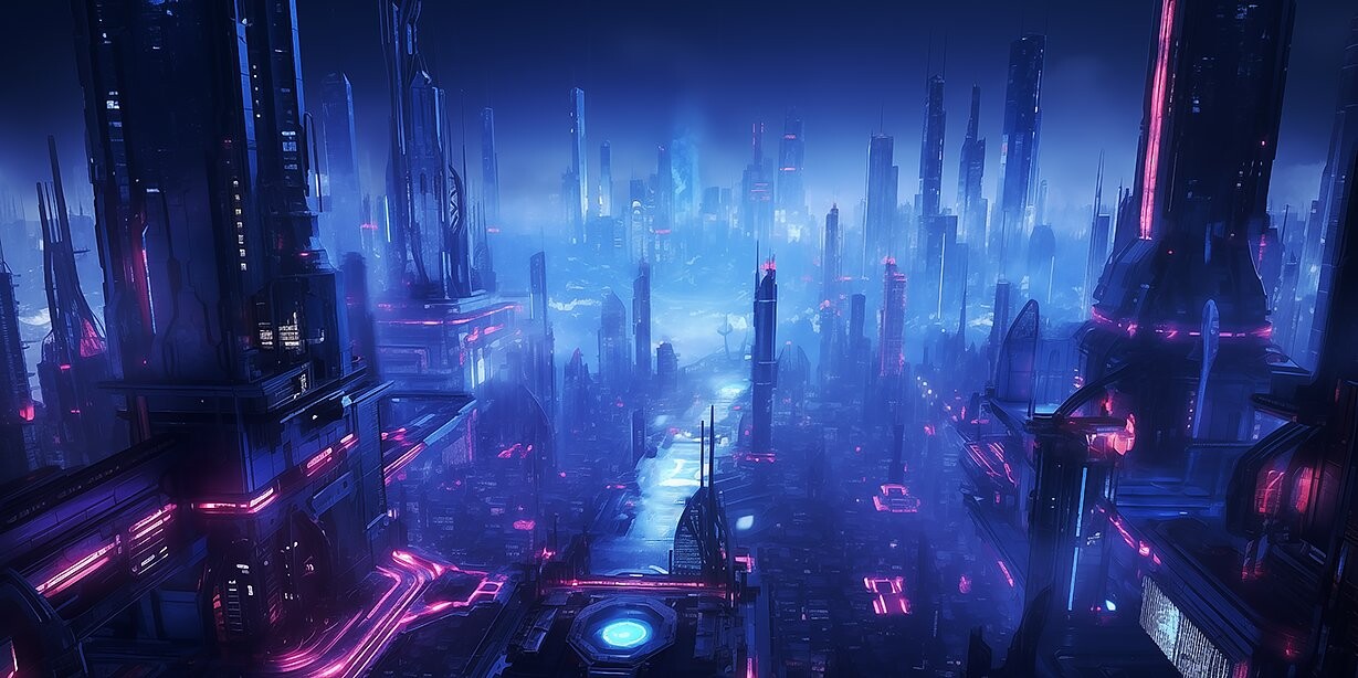 ArtStation - Futuristic Neon City