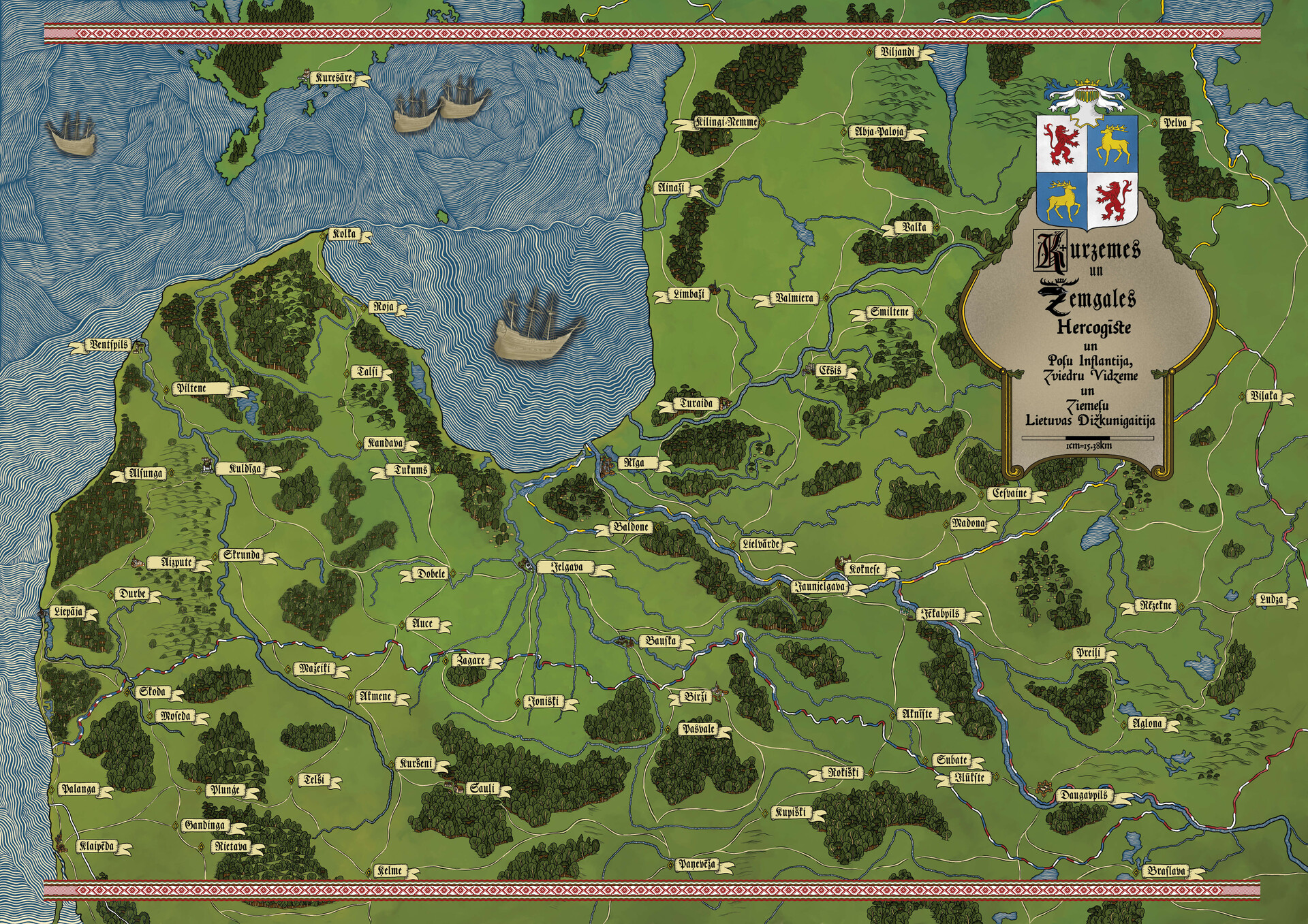 ArtStation - Kurzeme-Zemgale (Courland-Semigallia) XVIIth century