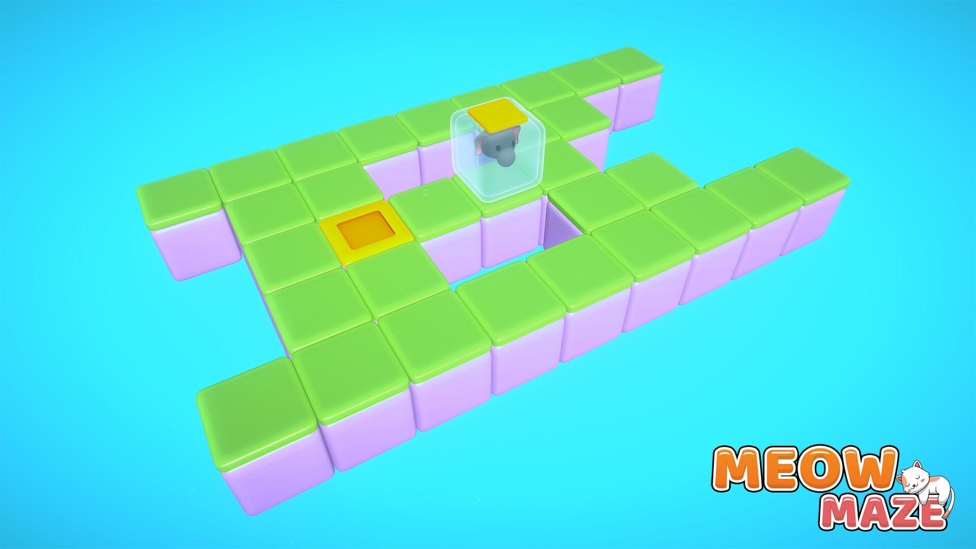 Ateeq Rafiq - Meow Maze Game Art