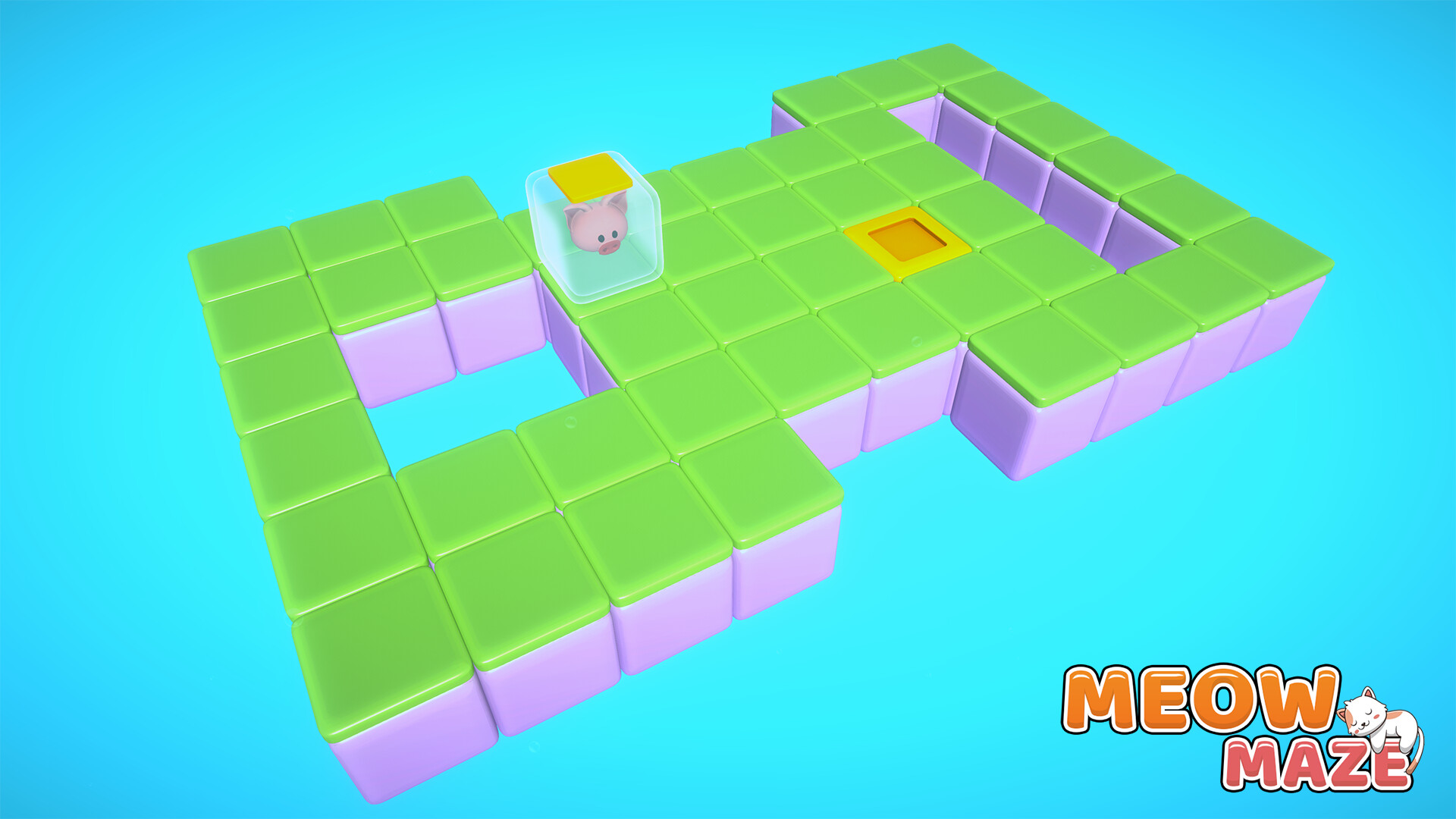 Ateeq Rafiq - Meow Maze Game Art