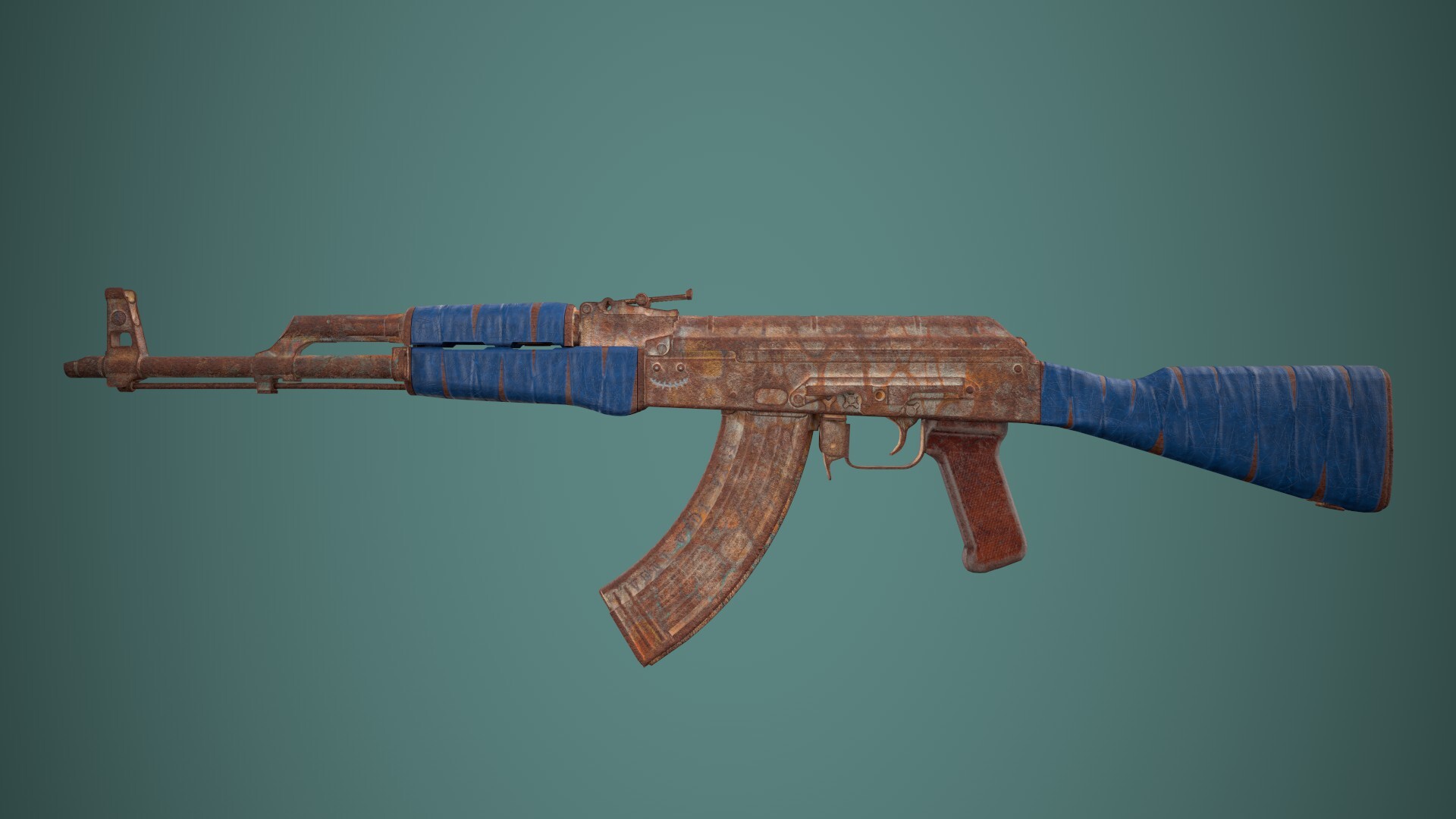 ArtStation - AK-47 - Rusty Decay