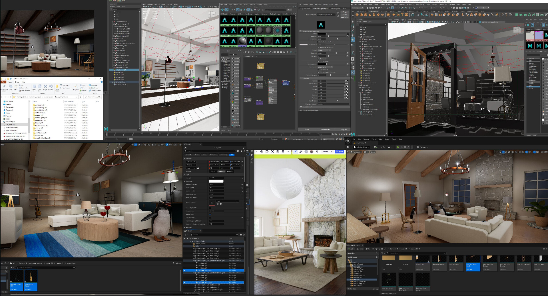 Tojek_VFX - Penguins - Masonite Door Commercial in UE5