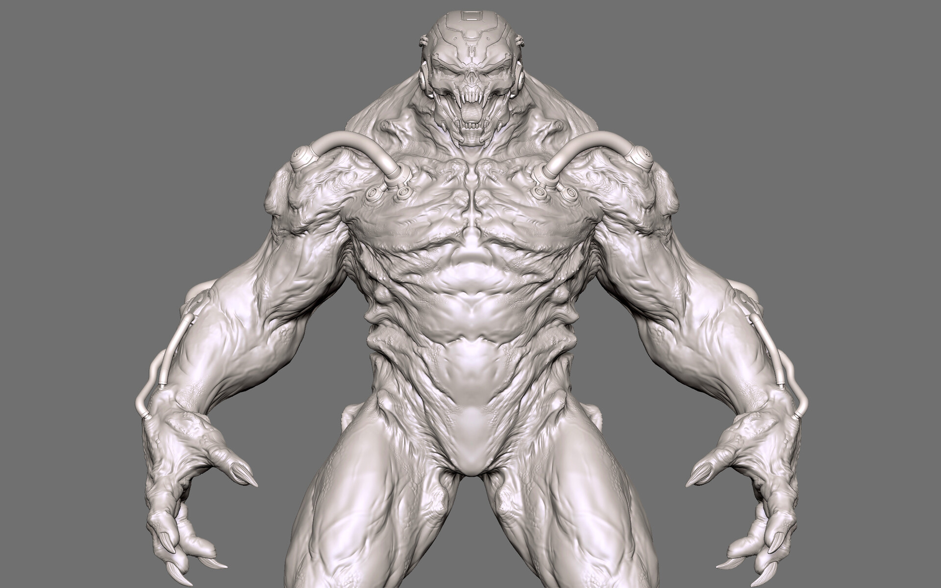 ArtStation - DOOM Dread Knight / sculpt