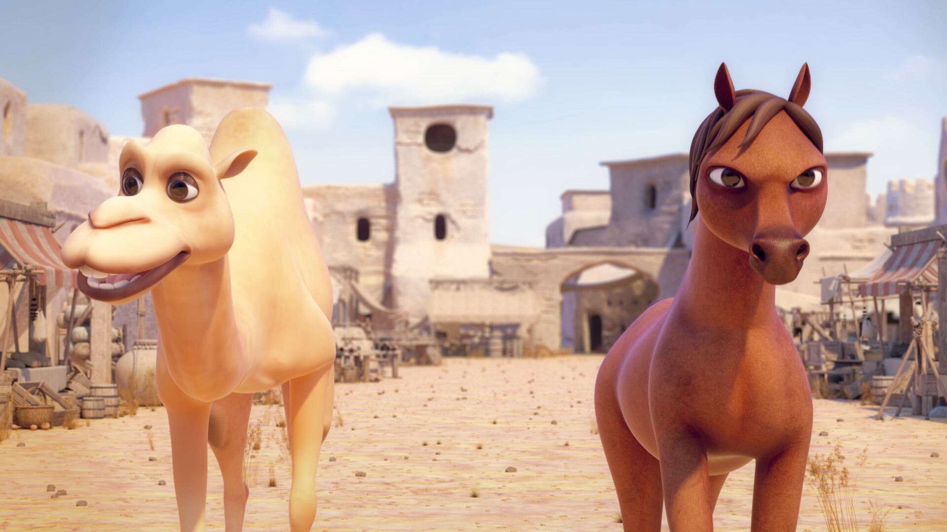 ArtStation - Town Scene from ''Tay'' Animated Movie