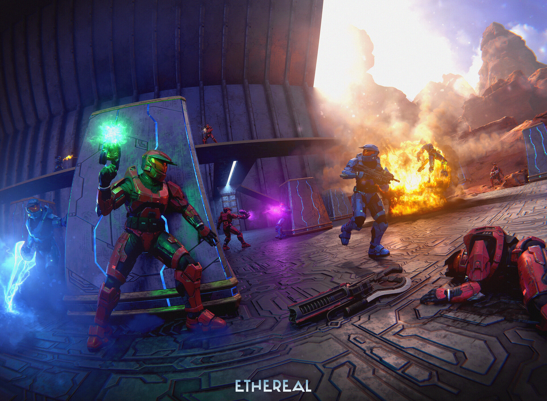 Kristian Gallina - Halo Infinite - Hang 'Em High [Fan Concept-Art]