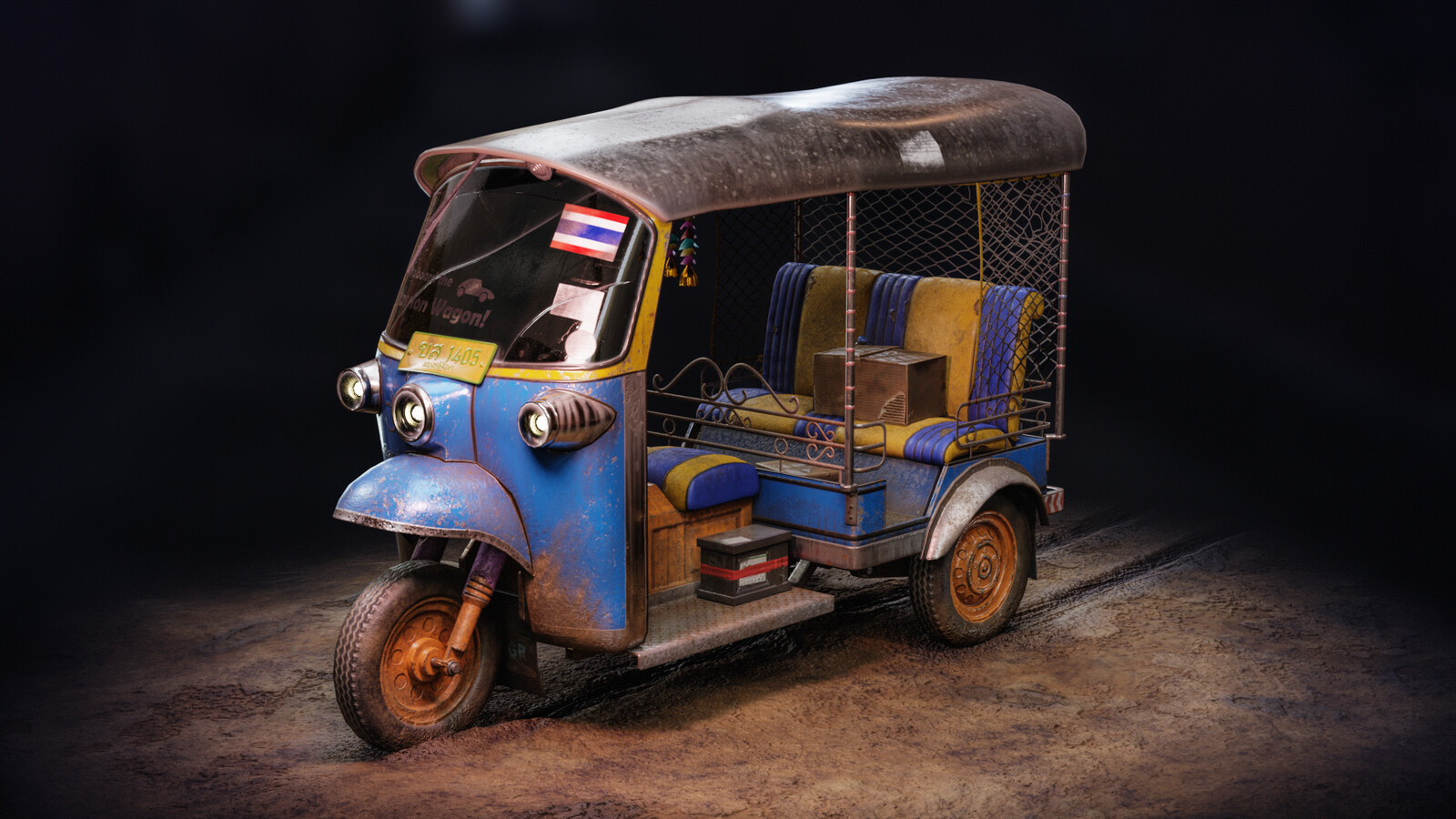 Jacob Foster - The Passion Wagon - An Ungainly Rickshaw Tuk Tuk