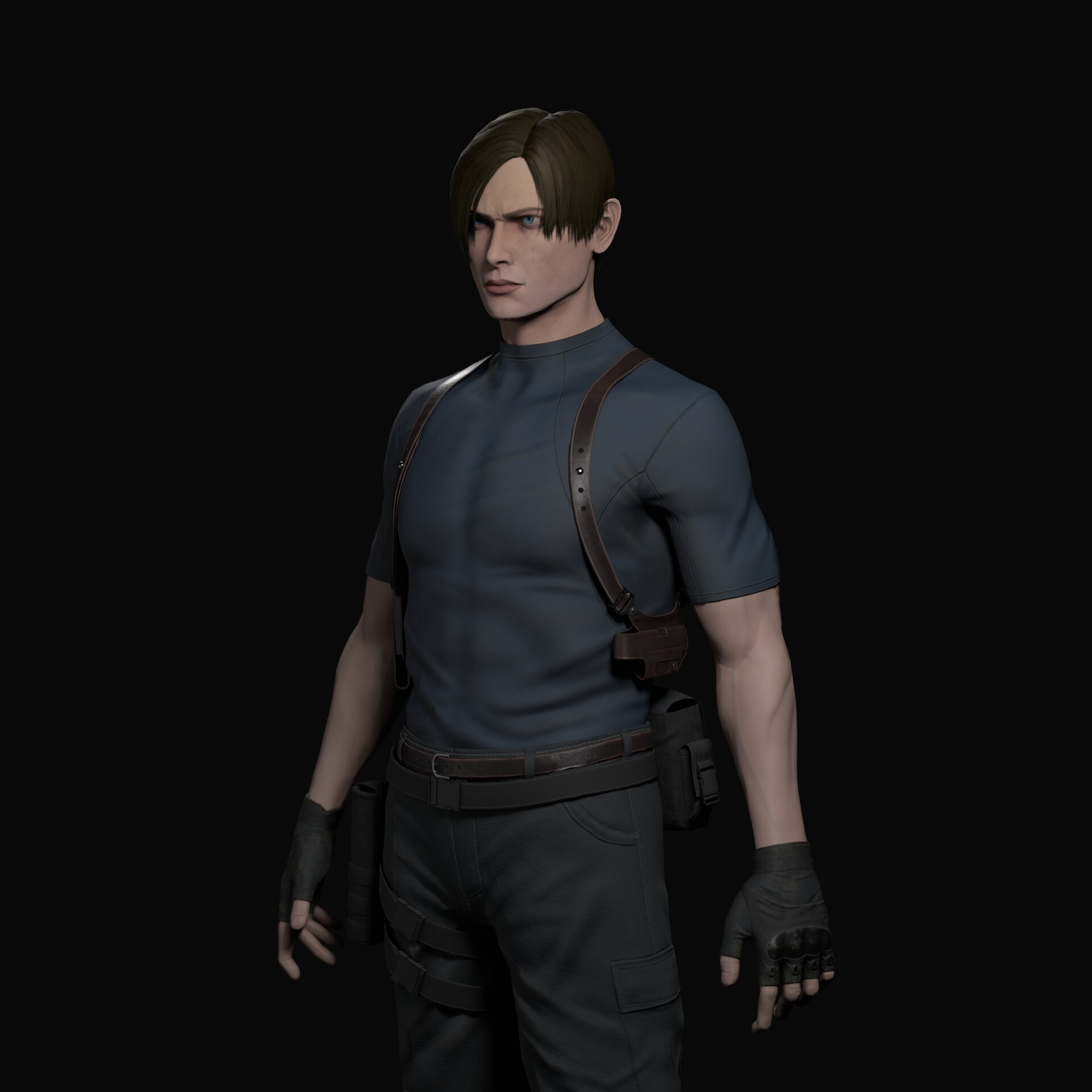 ArtStation - Leon S.Kennedy - Game Ready Fan Art