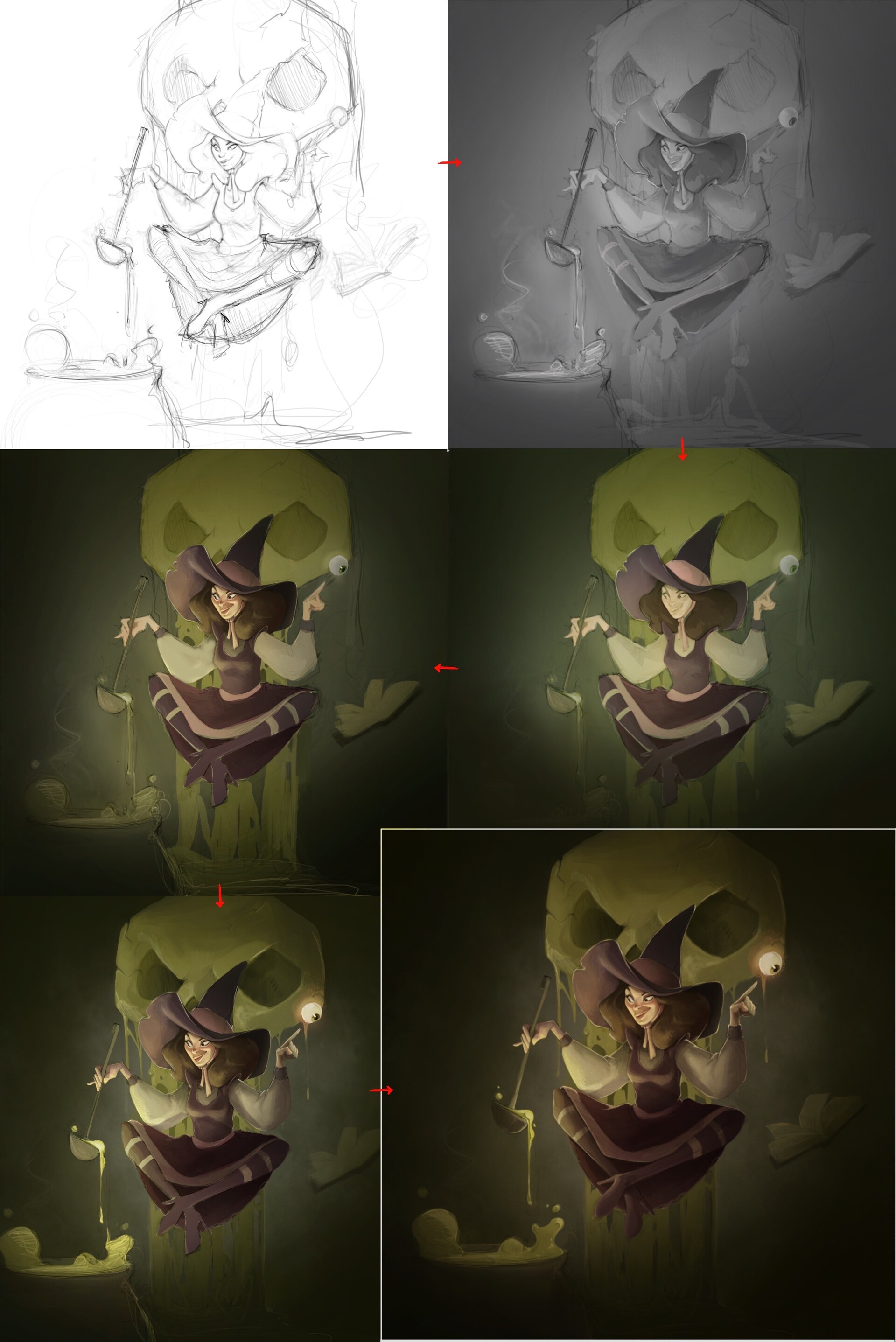 ArtStation - Witch character design