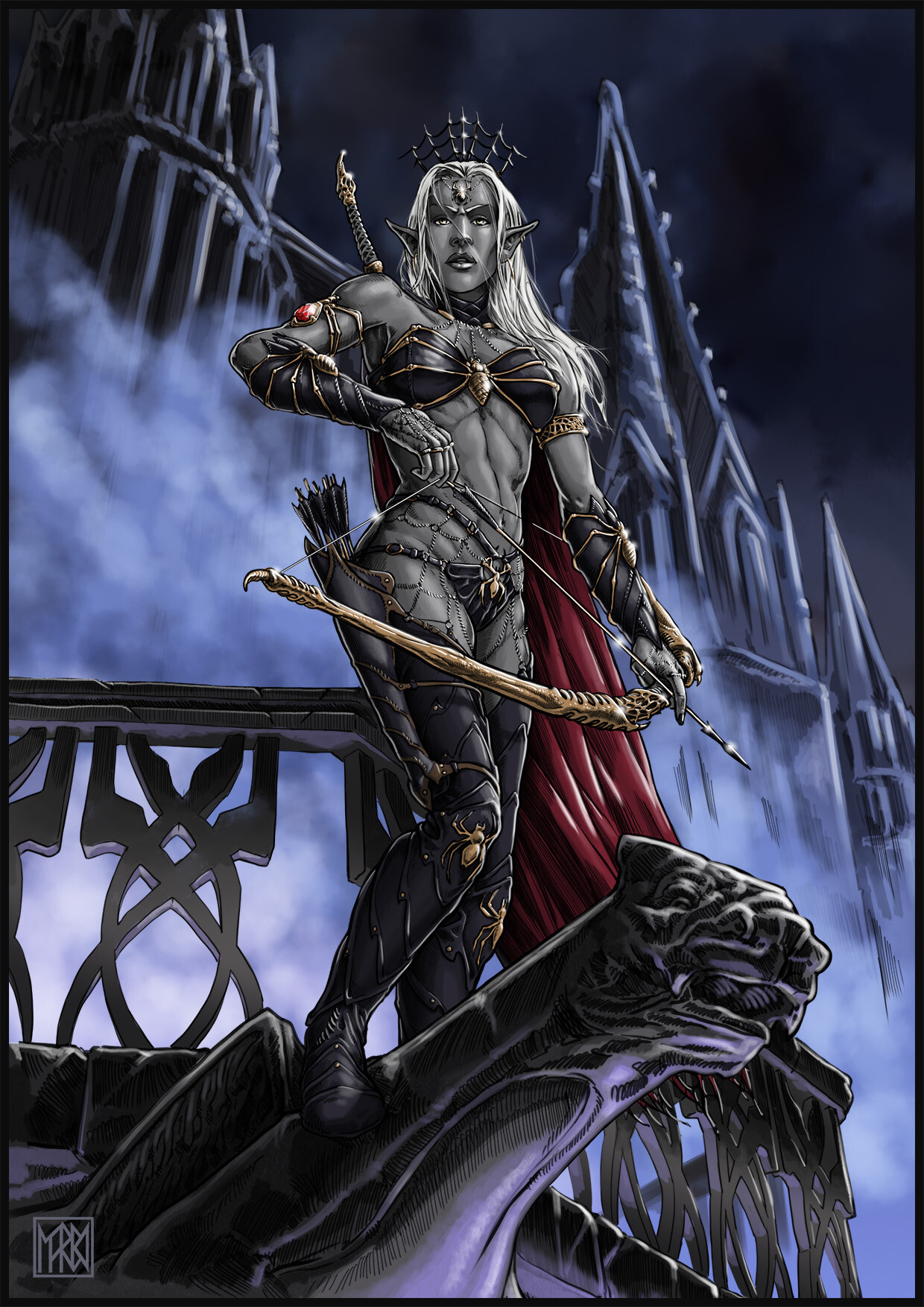 ArtStation - Dark Elf Character Art