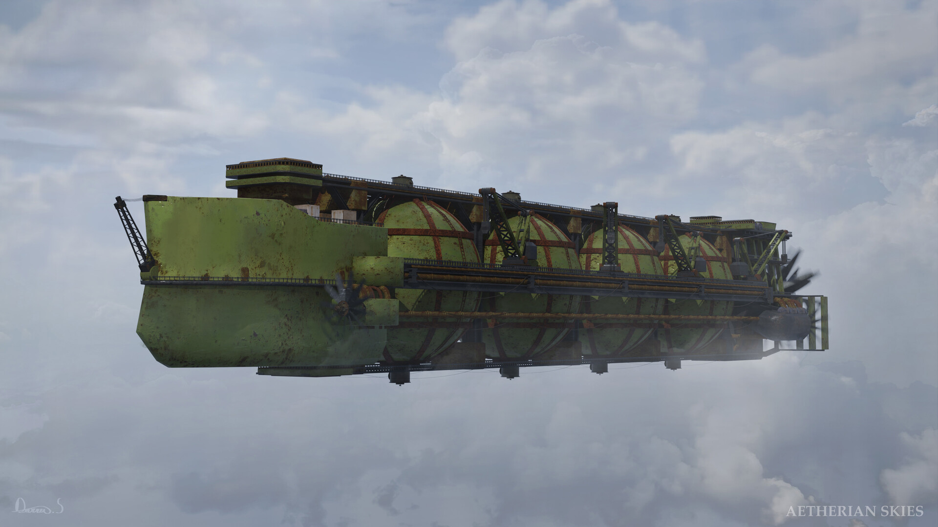 ArtStation - Cargo Airship