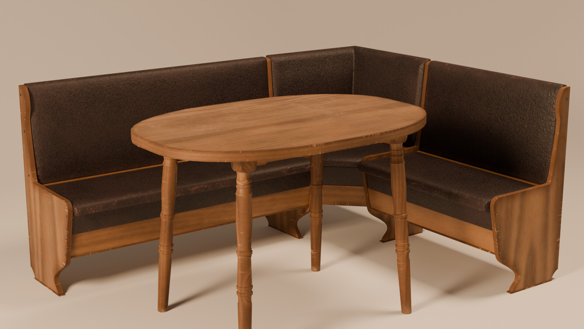ArtStation - Old-School Corner Dining Set + Smart Materials