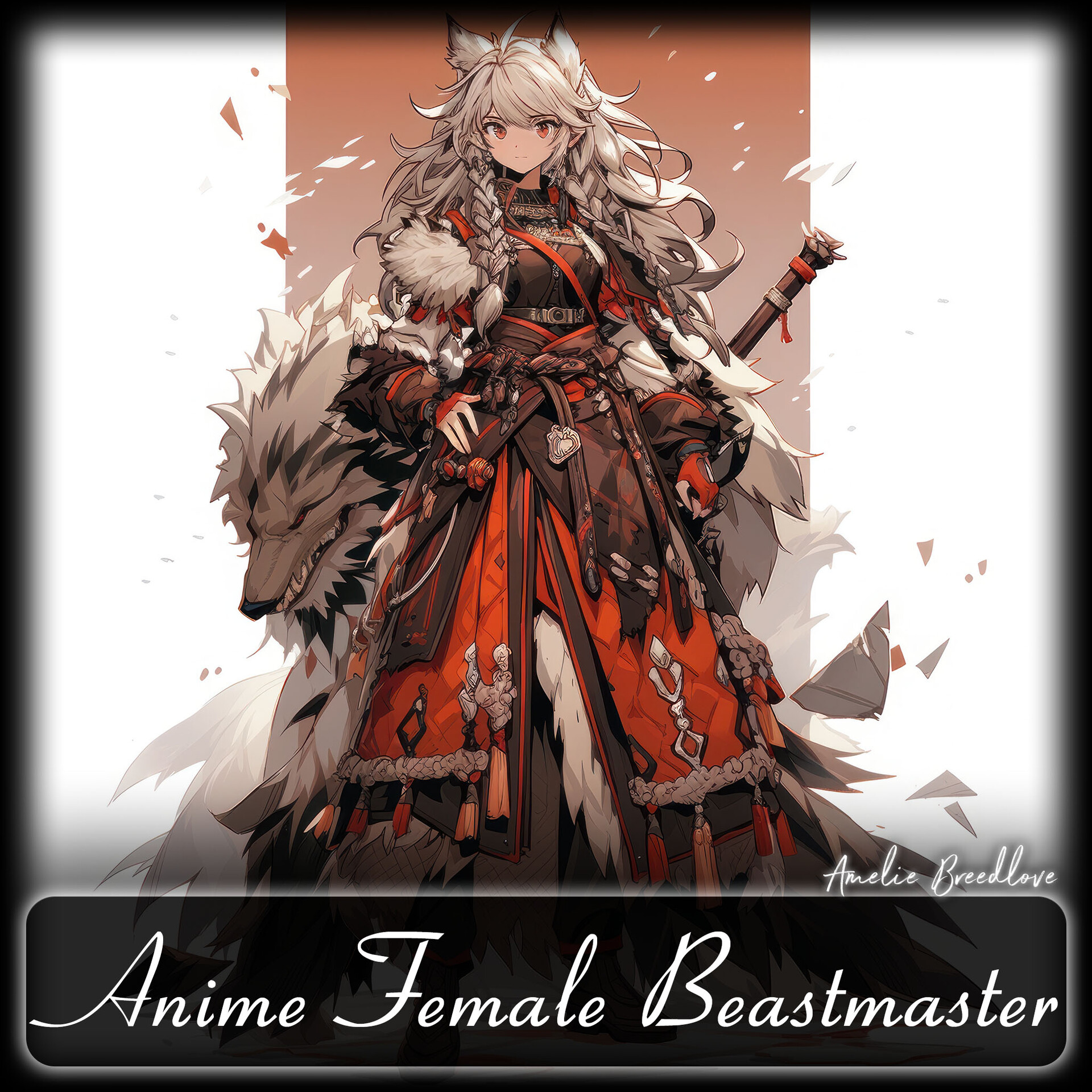 ArtStation - 200 Anime Female Beastmaster (Full Body) Reference Pack ...