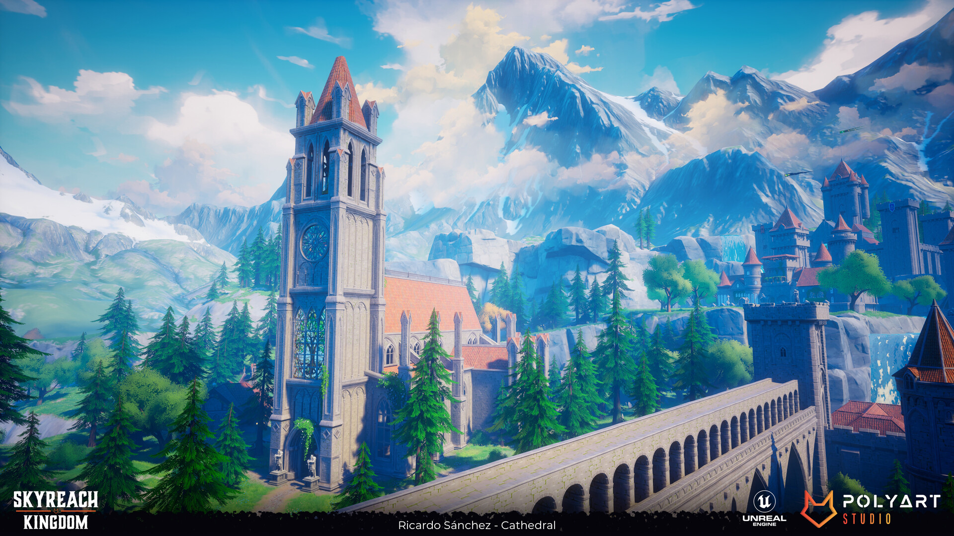 Ricardo Sánchez Moreira - Skyreach Kingdom - Stylized Cathedral