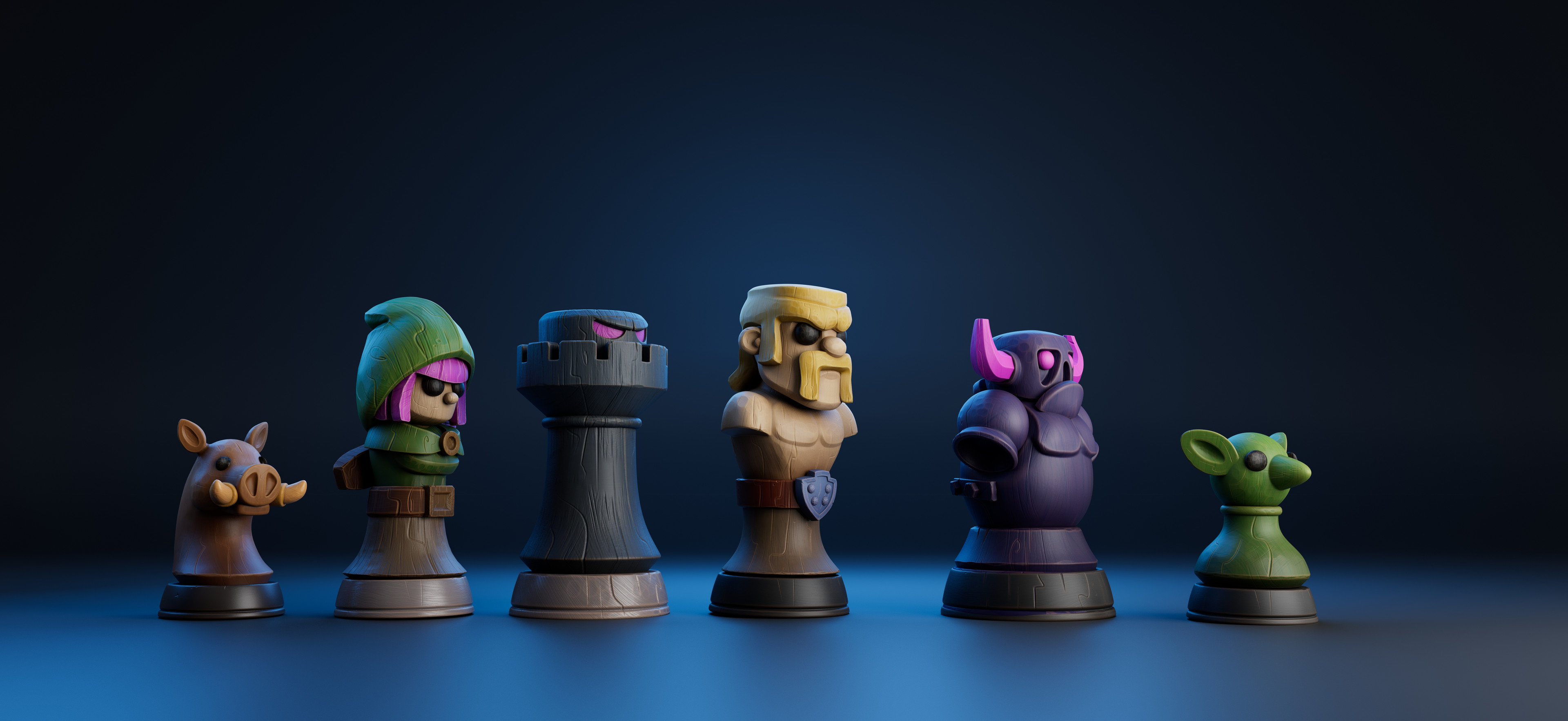 Timo Hämäläinen - Clash Of Clans - Chess - Loading screen