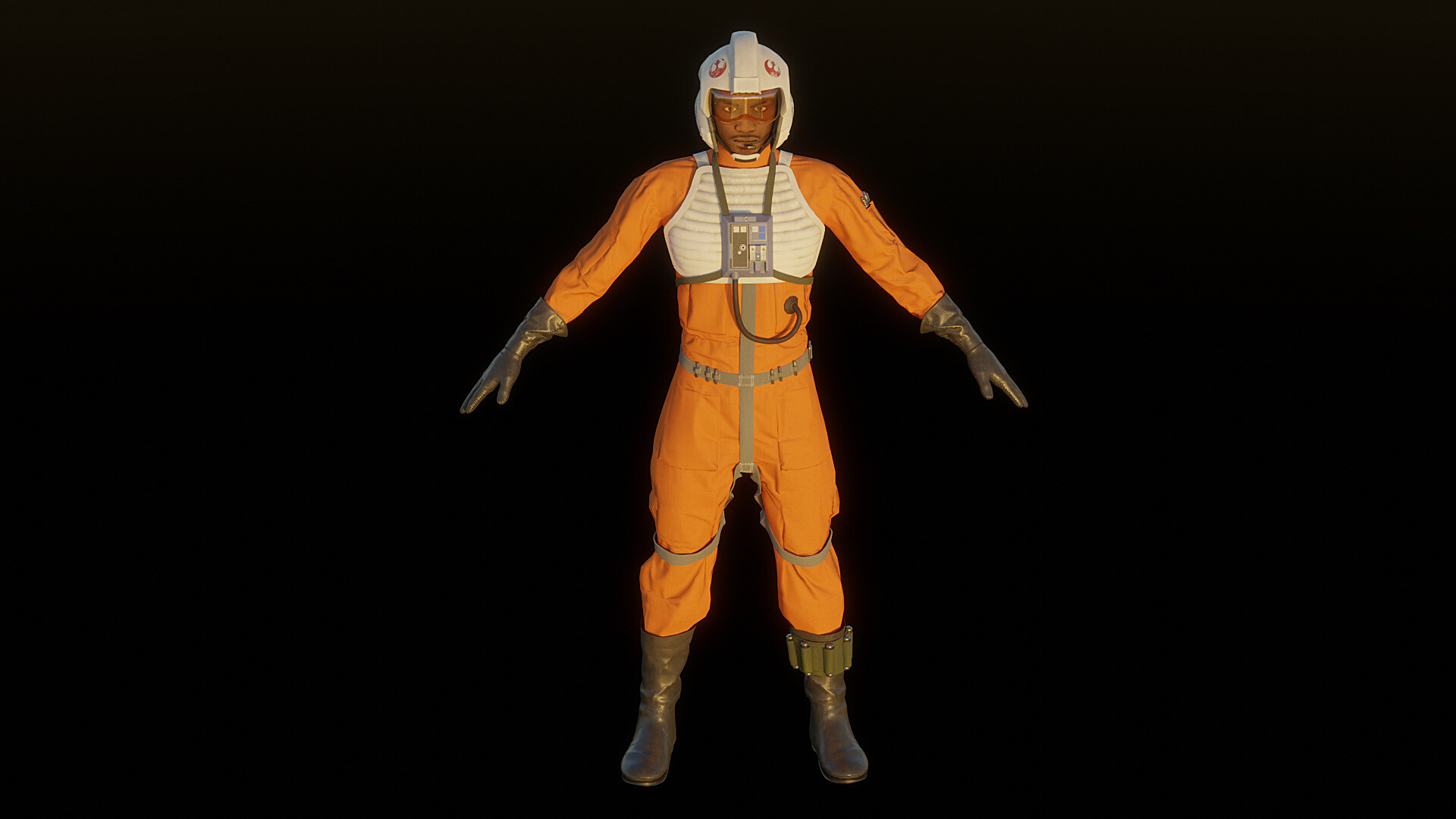 ArtStation - X-Wing Rebel Flight Suit