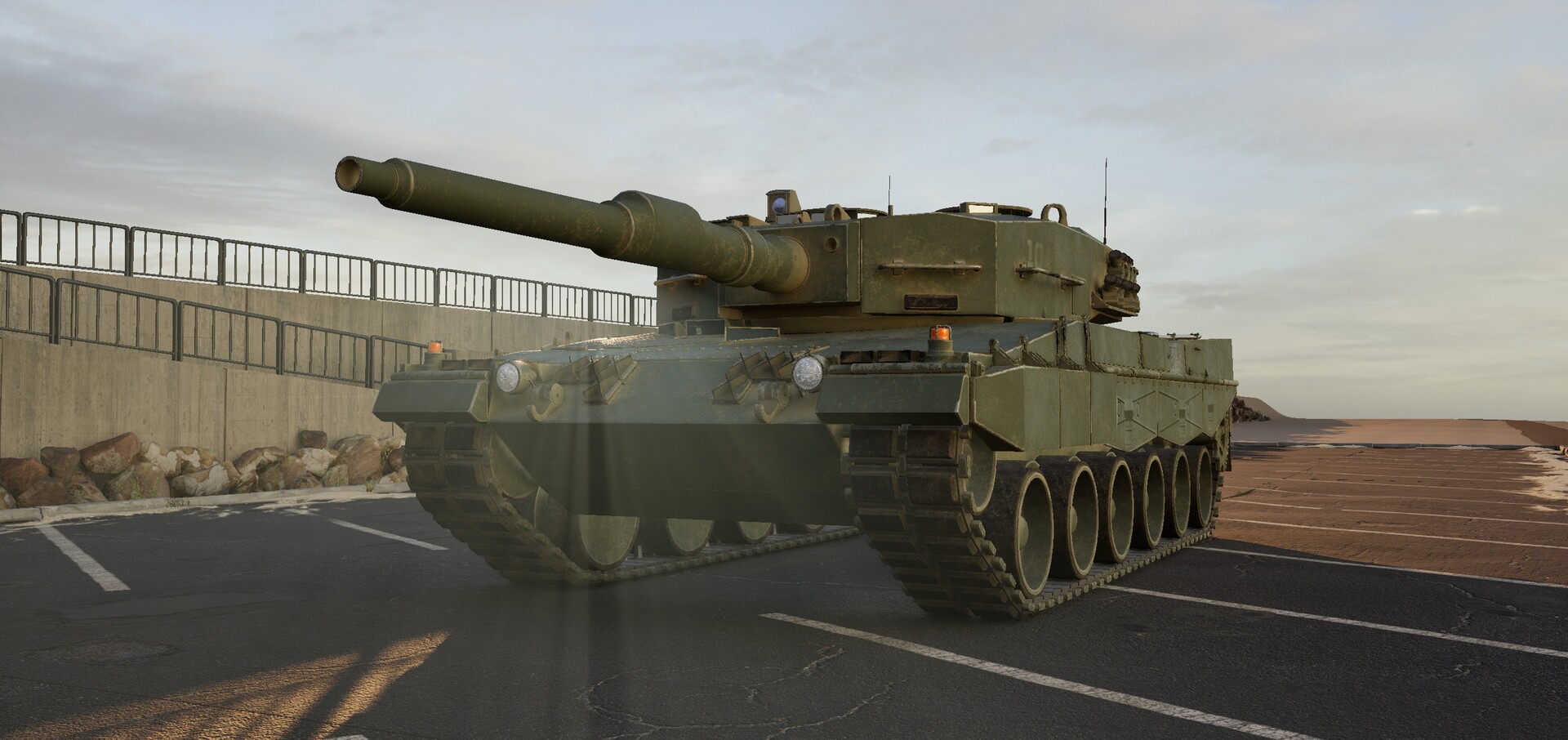 ArtStation - Leopard 2A4 MBT