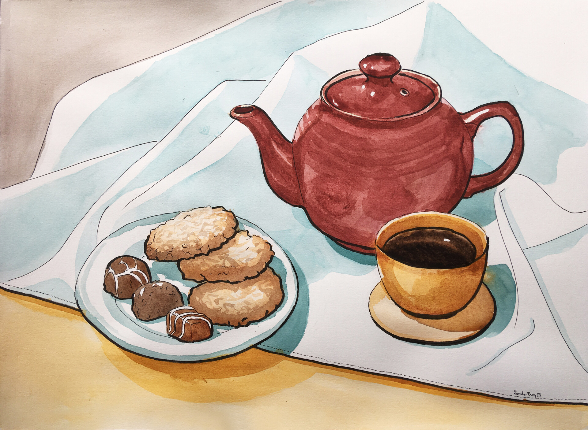 ArtStation - Still life with a cookies