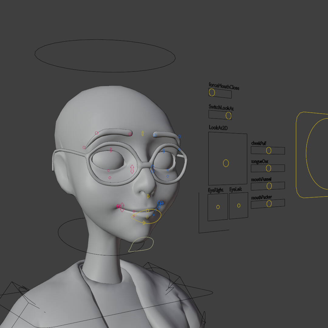 ArtStation - Test facial expression animation for a character