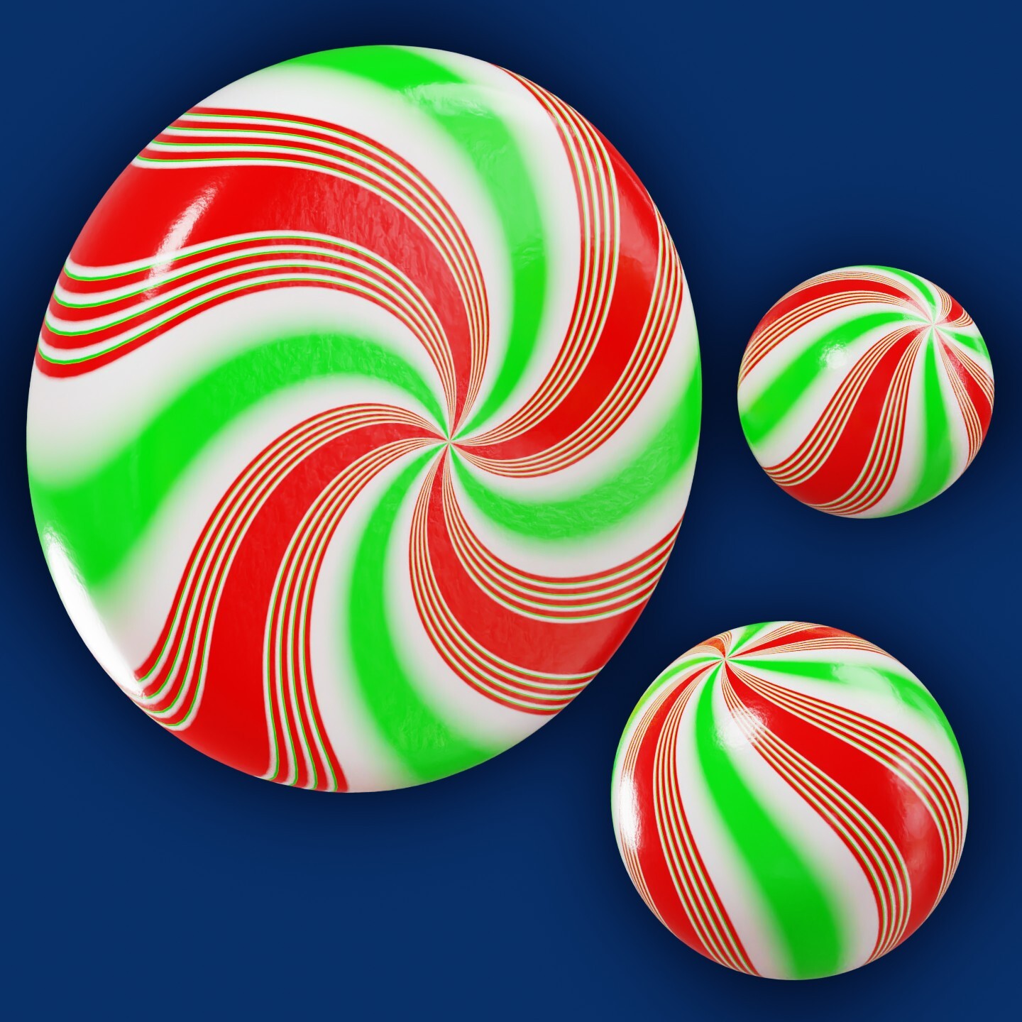 Ryan King - Procedural Christmas Candy Material 🍬 (Blender Tutorial)