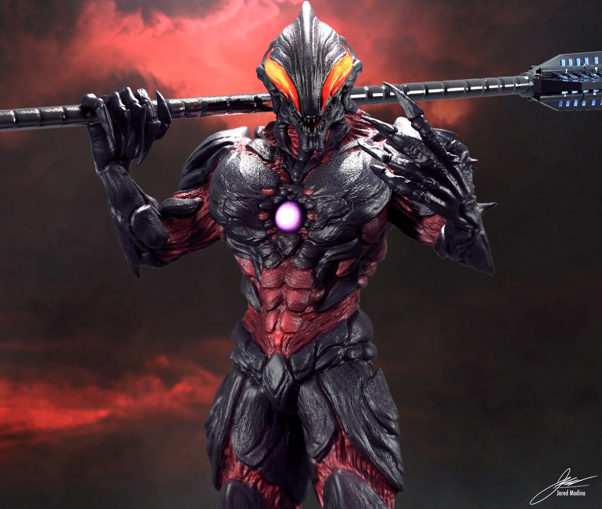 ArtStation - Belial Redesign Concept for Ultraman
