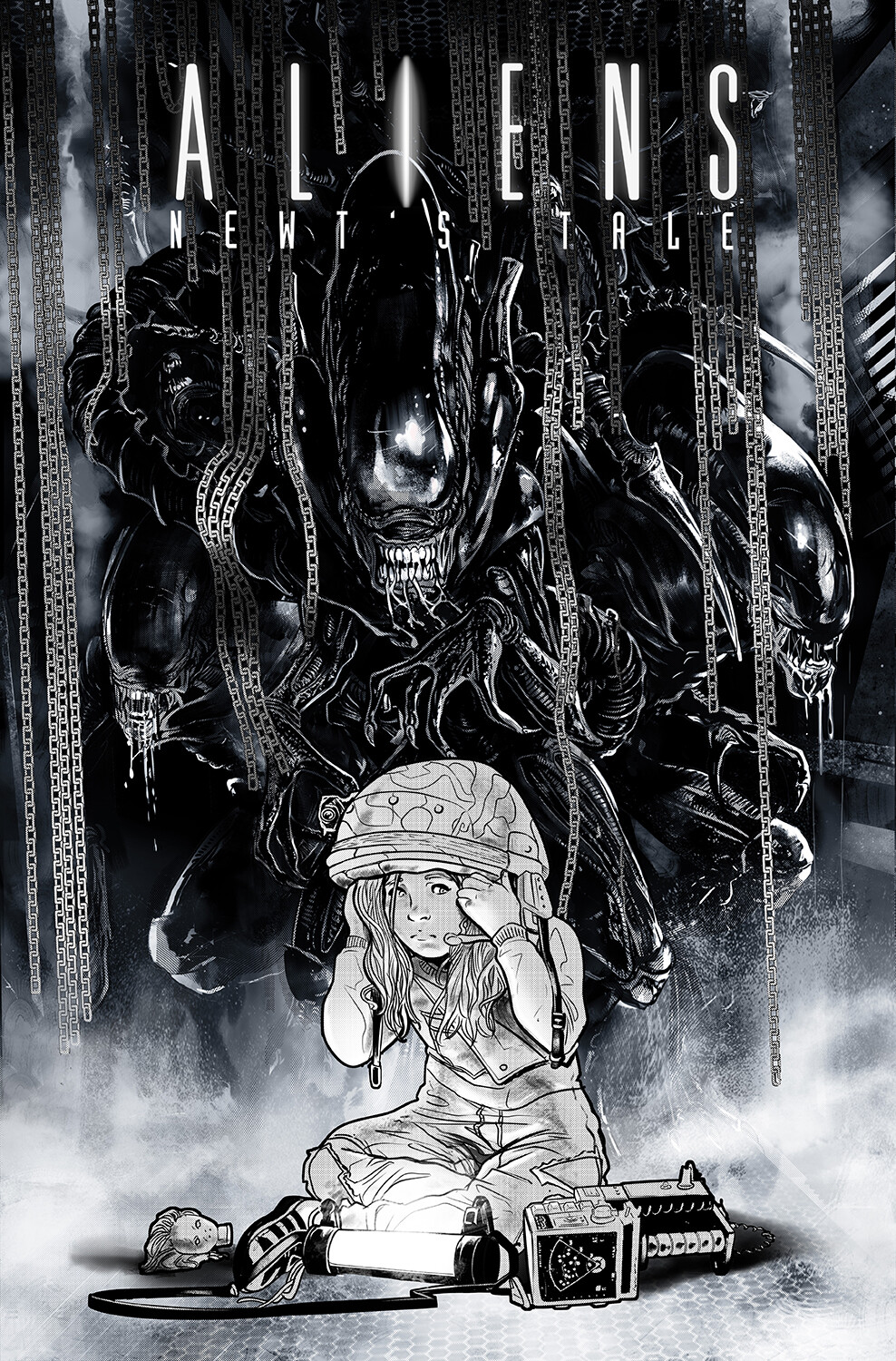 ArtStation - ALIENS NEWTS TALE