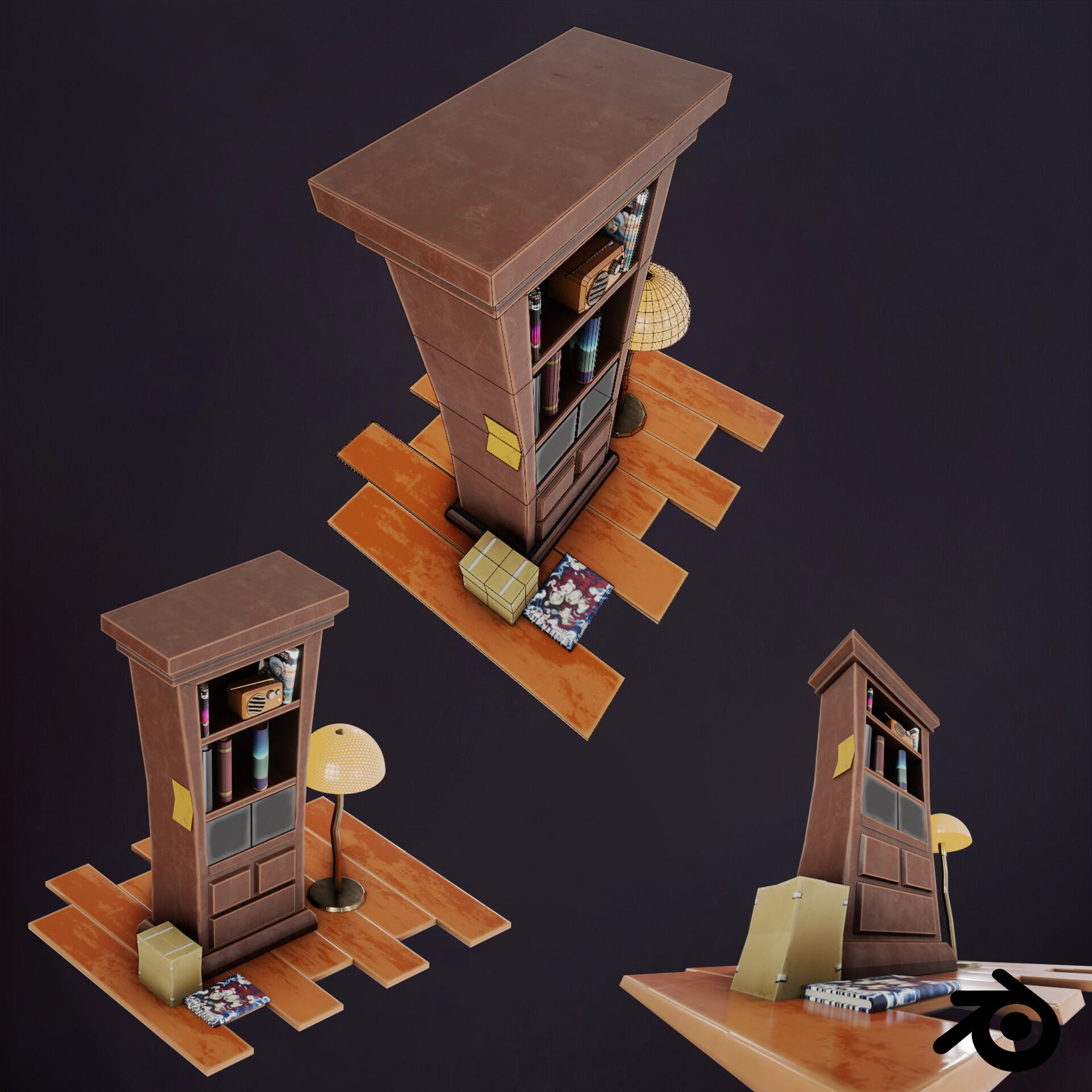 ArtStation - Stlized wardrobe