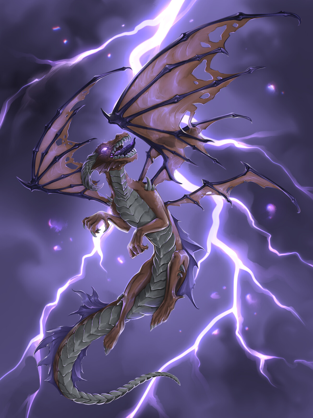ArtStation - Штормовой Дракон / Storm Dragon