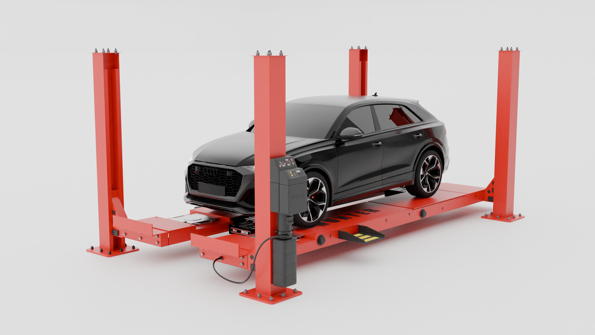 ArtStation - Hunter car lift